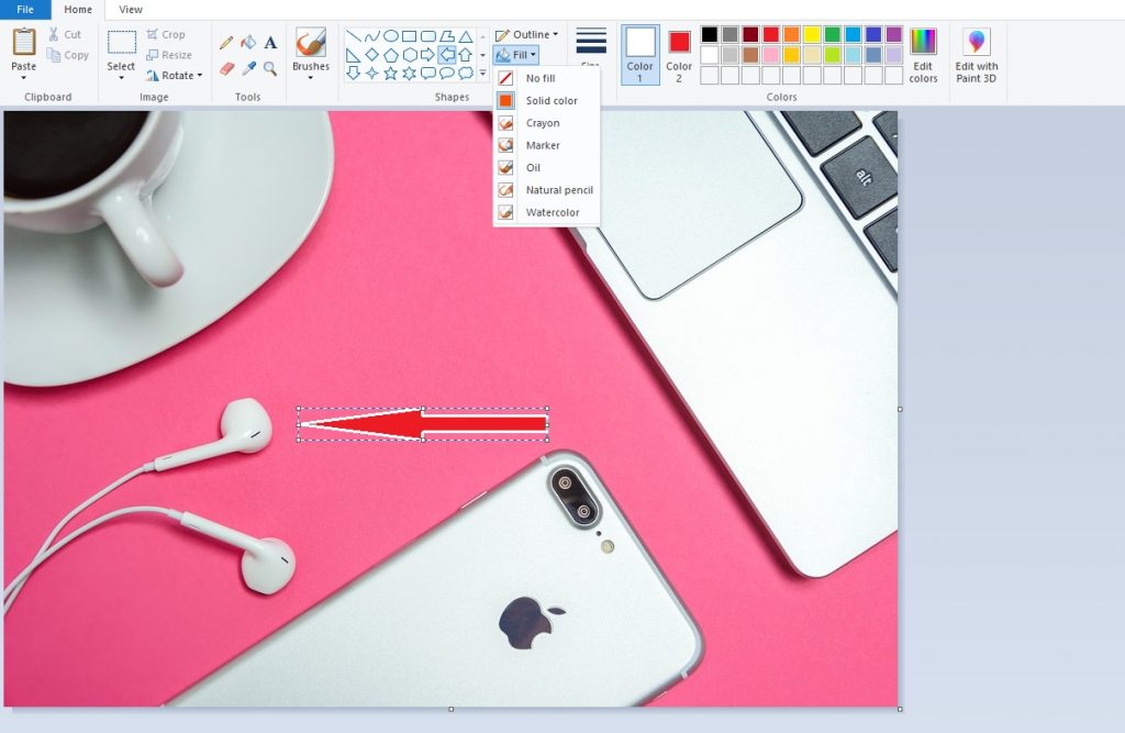 How To Add Arrows To Pictures With Microsoft Paint TL Dev Tech